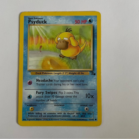 Pokemon | Toys | Pokemon 999 Vintage Set Psyduck 5362 | Poshmark
